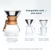 OVALWARE Paperless Stainless Steel Pour Over Coffee Filter – Reusable ...
